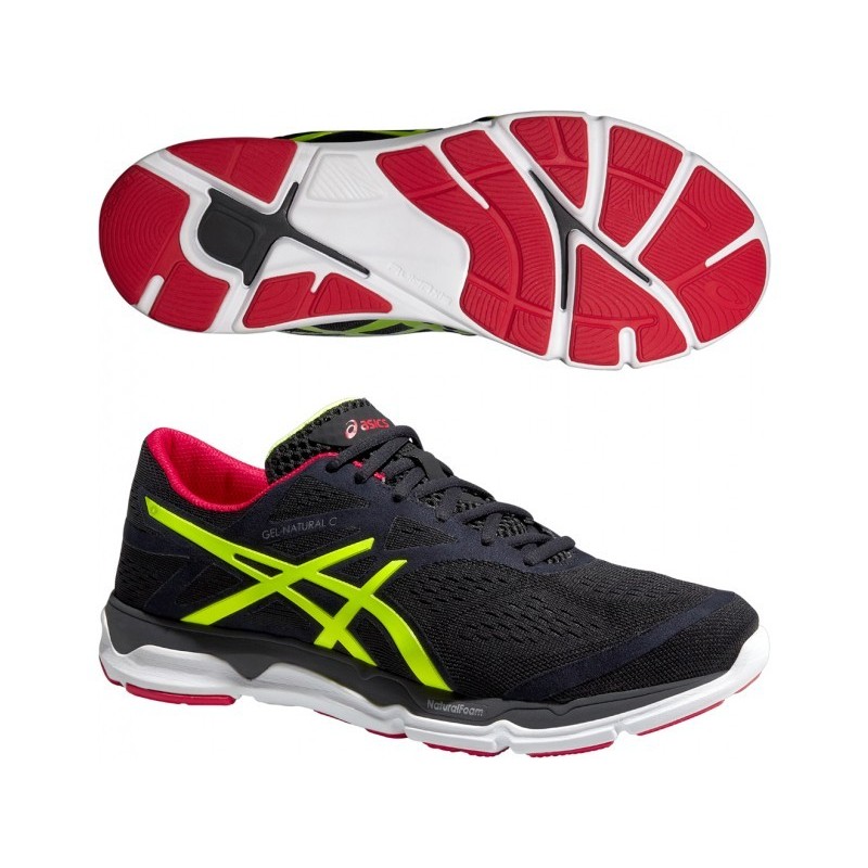 Zapatilla Asics 33-FA Hombre Negro/Rojo
